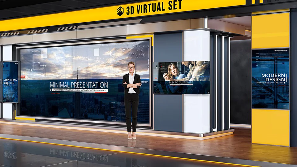 Virtual Sets for Photoshop | Virtual Studio Templates