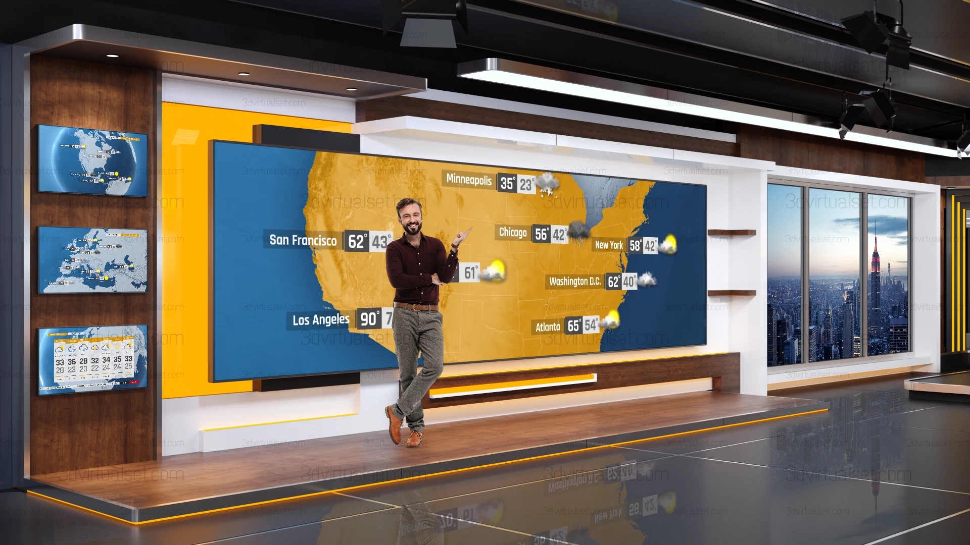 Virtual Set 121 For vMix | vMix Virtual studio Template