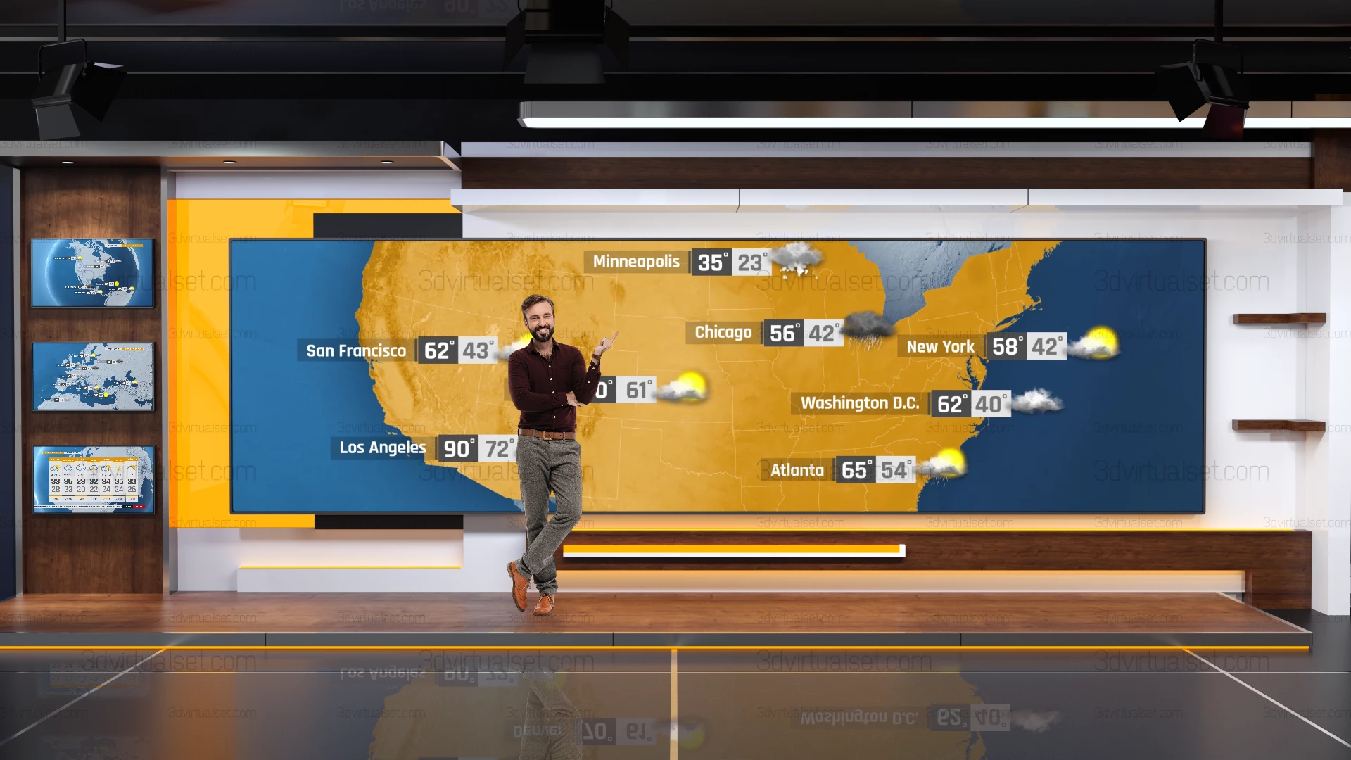 Virtual Set 121 For vMix | vMix Virtual studio Template