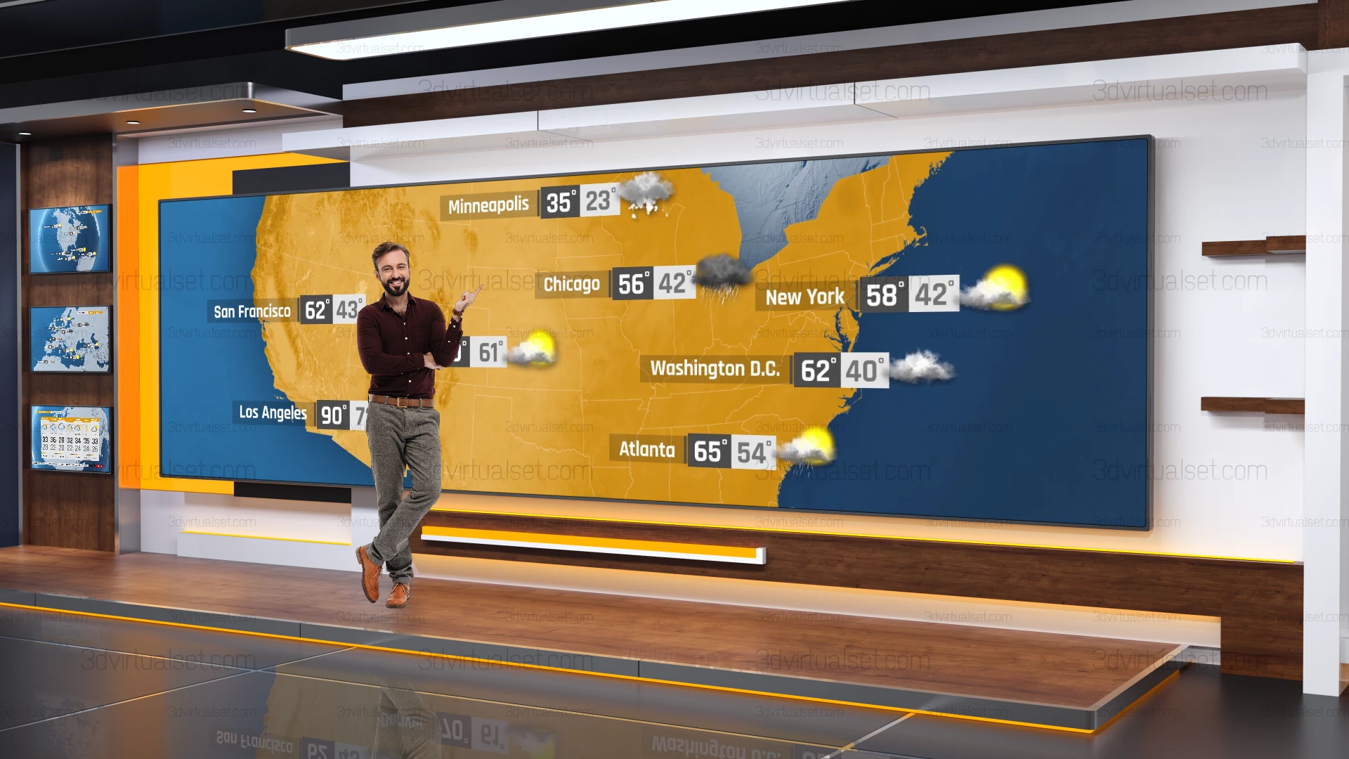 Virtual Set 121 For vMix | vMix Virtual studio Template