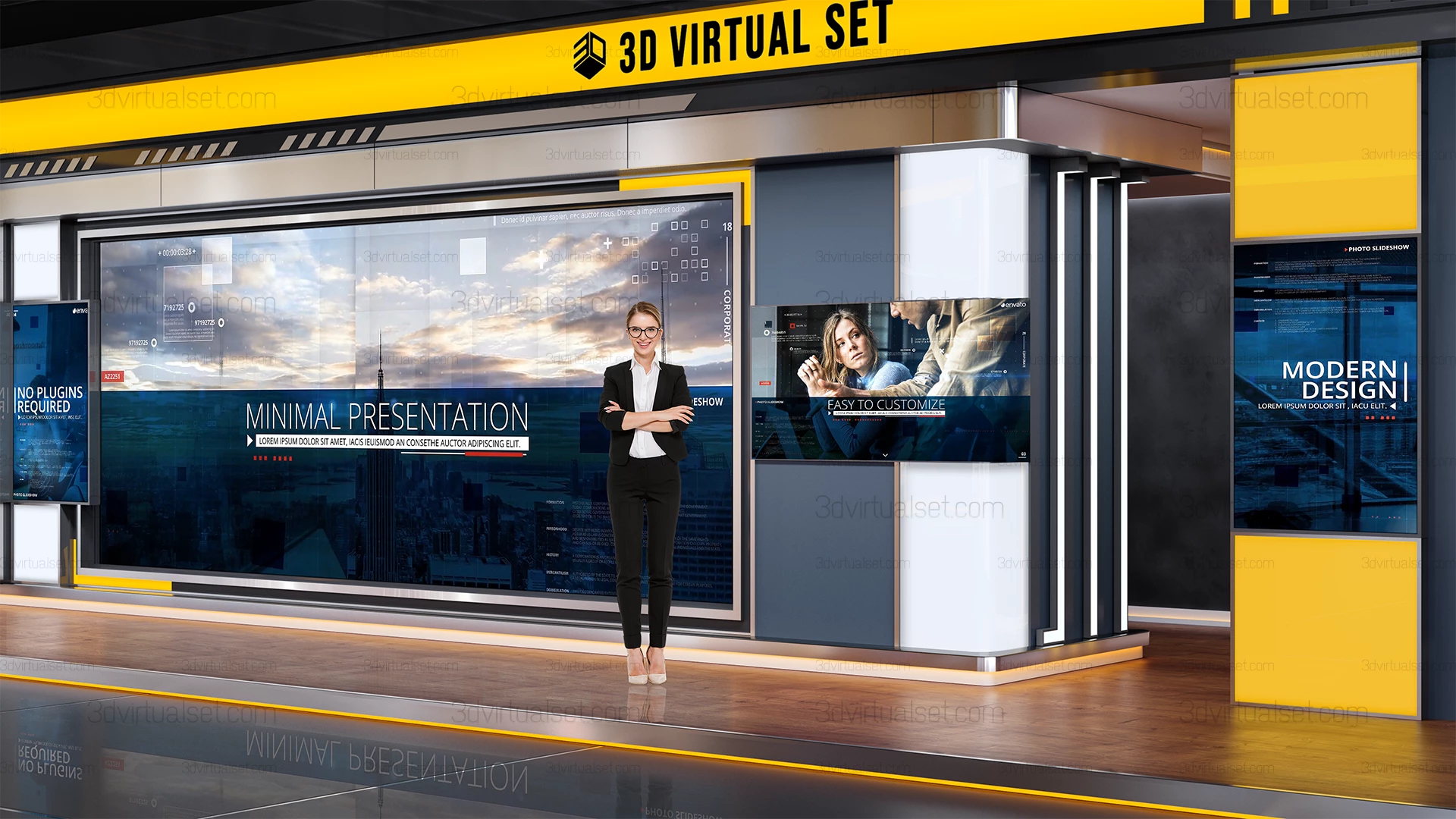 Virtual Set 122 For vMix | vMix Virtual studio Template