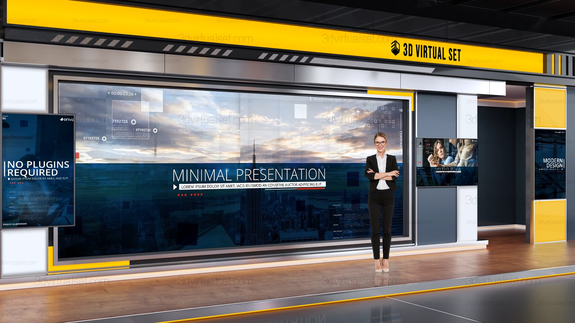 Virtual Set 122 For vMix | vMix Virtual studio Template