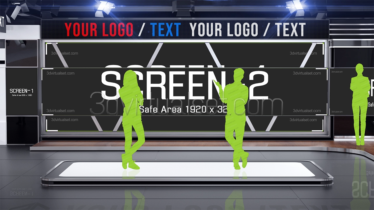 Virtual Set 126A For vMix | vMix Virtual studio Template