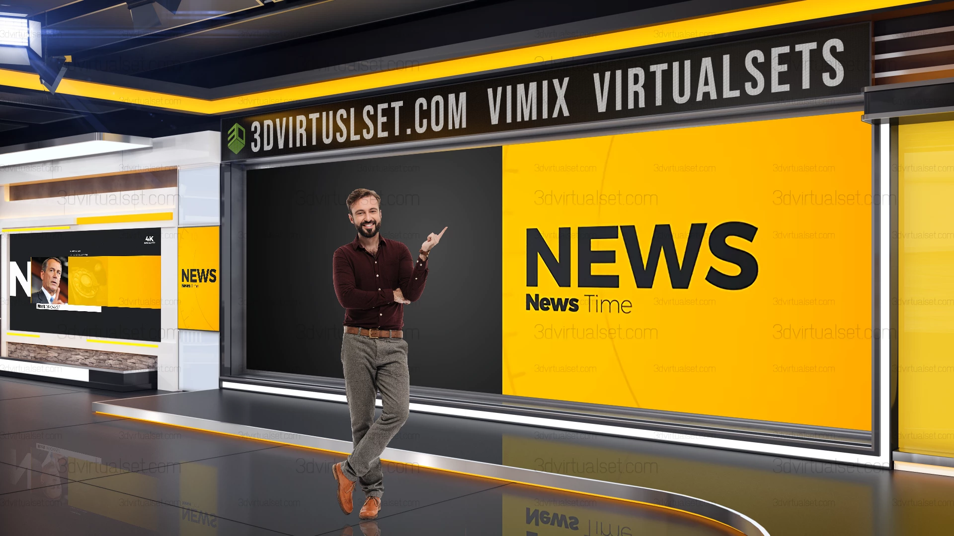 Virtual Set 127 For vMix | vMix Virtual studio Template