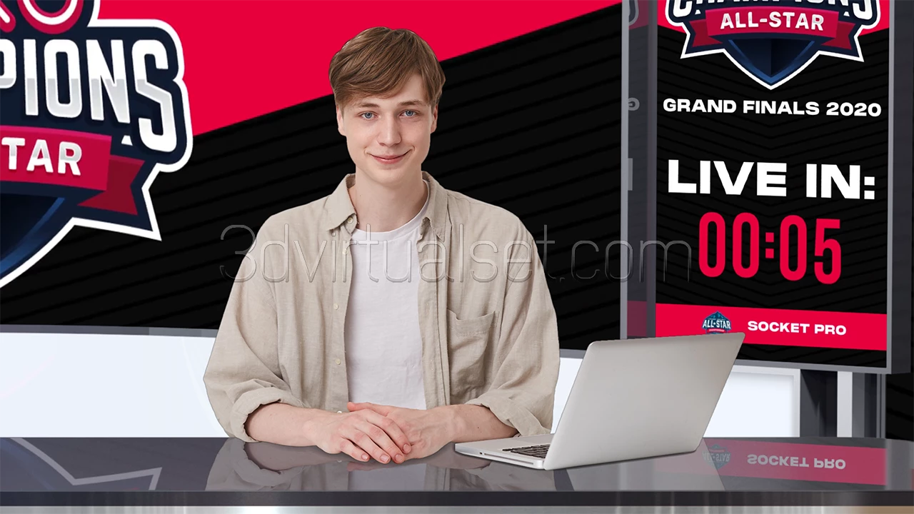 Virtual Set 128B For Photoshop | Photoshop Virtual studio Template