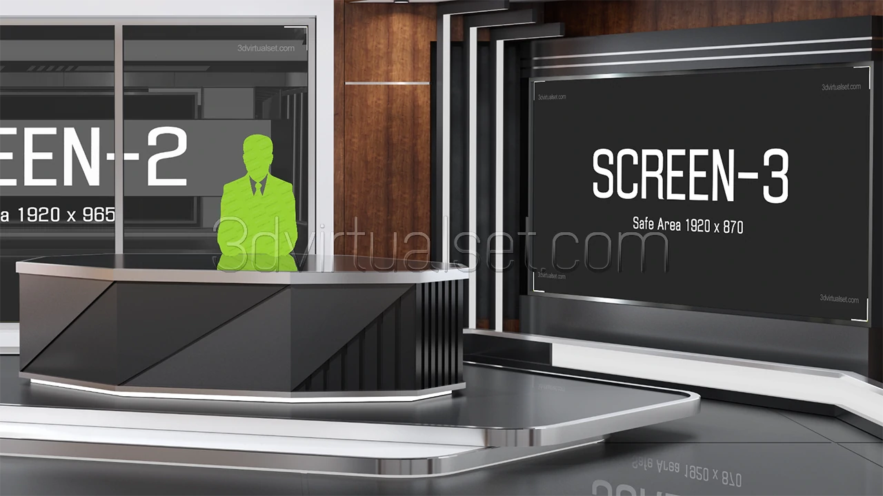 Virtual Set 129B For vMix | vMix Virtual studio Template