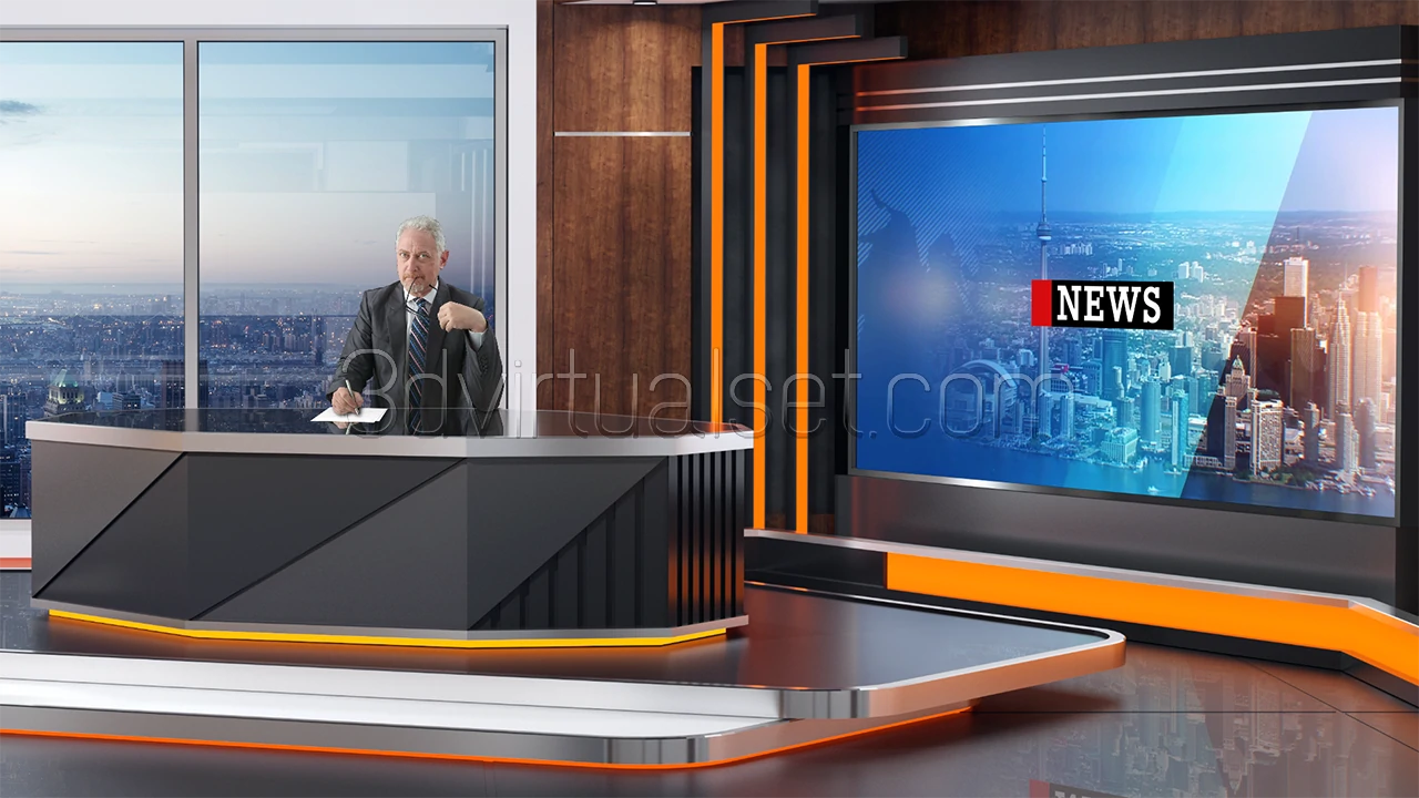 Virtual Set 129B For vMix | vMix Virtual studio Template