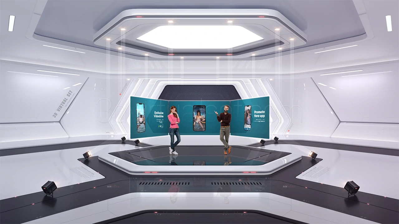 Virtual Set 132 For vMix | vMix Virtual studio Template