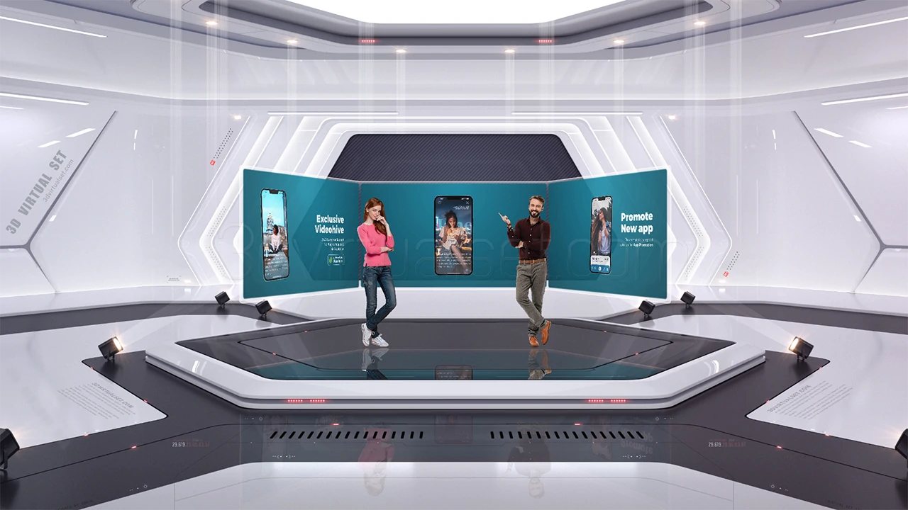 Virtual Set 132 For vMix | vMix Virtual studio Template