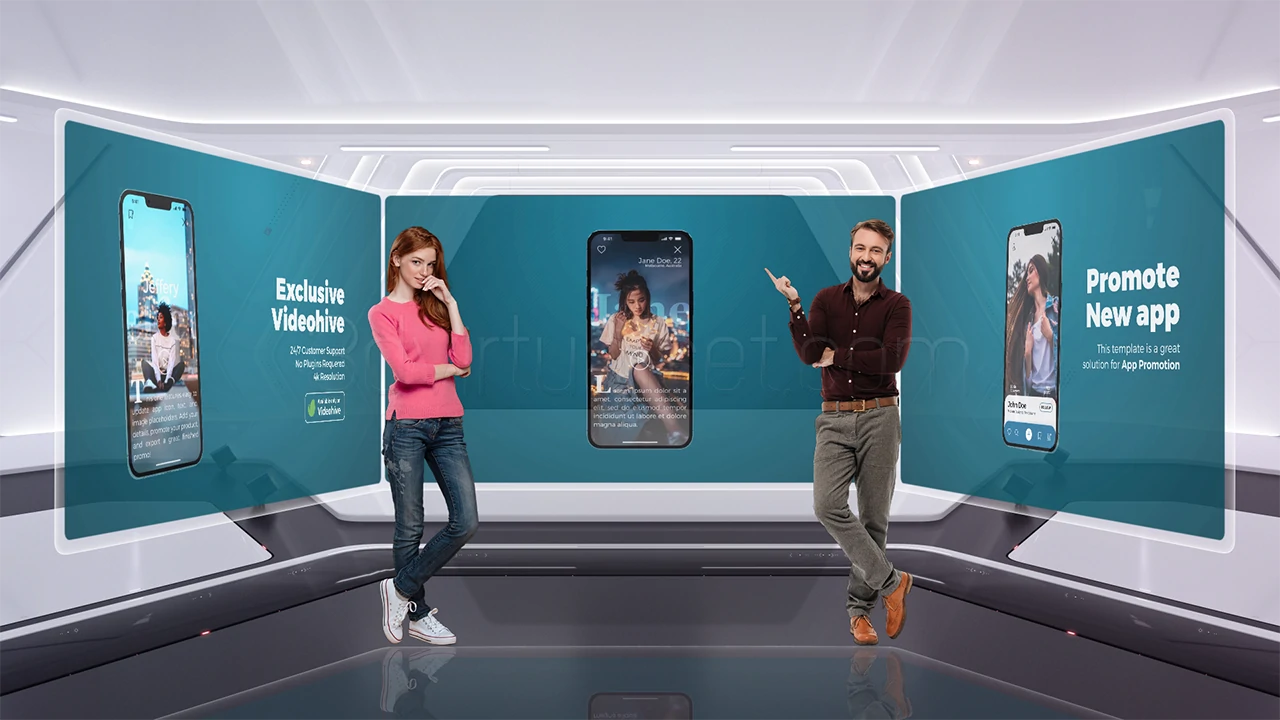 Virtual Set 132 For vMix | vMix Virtual studio Template